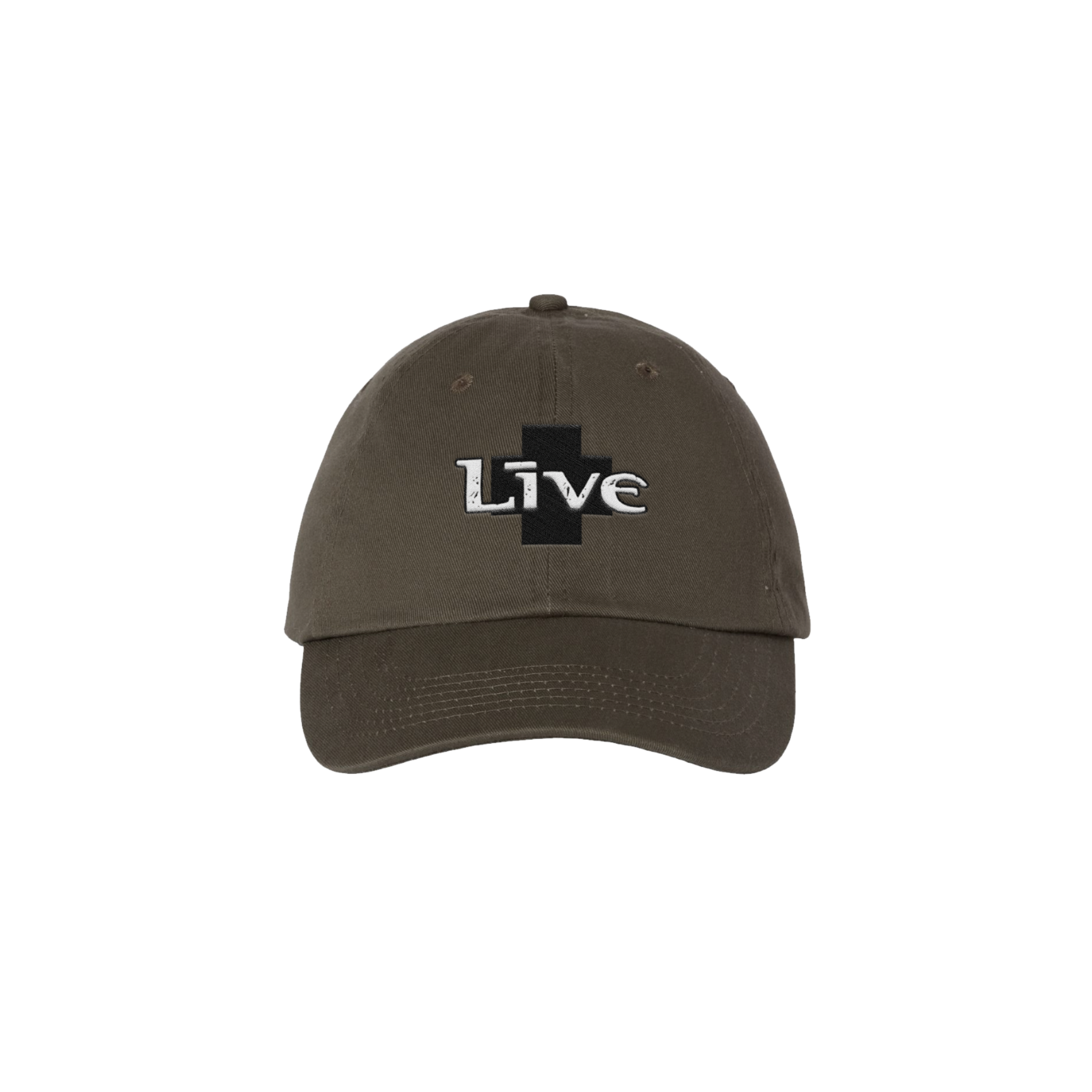 Olive Logo Dad Hat – +LIVE+